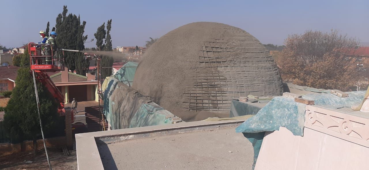 Dome roof – Gunnite